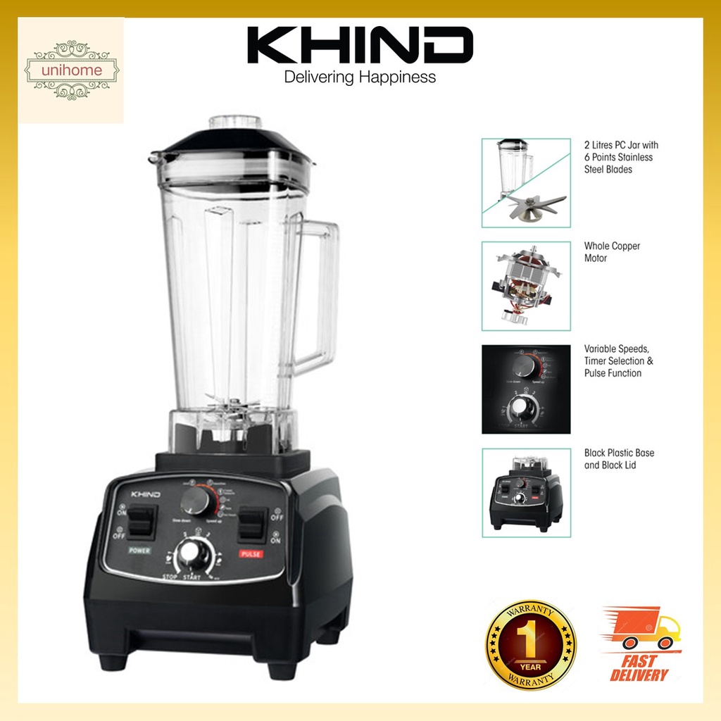 Khind Multifunction Heavy Duty Blender BL2000p (2.0L) | Shopee Malaysia