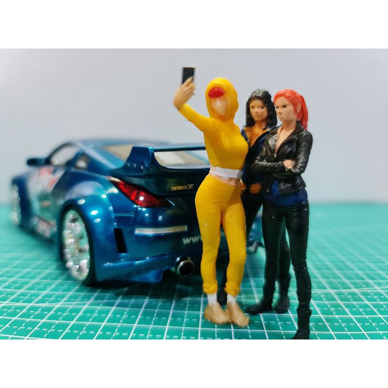 1:24 AMOI girl Figures resin Characters Doll Toys Diorama | Shopee Malaysia