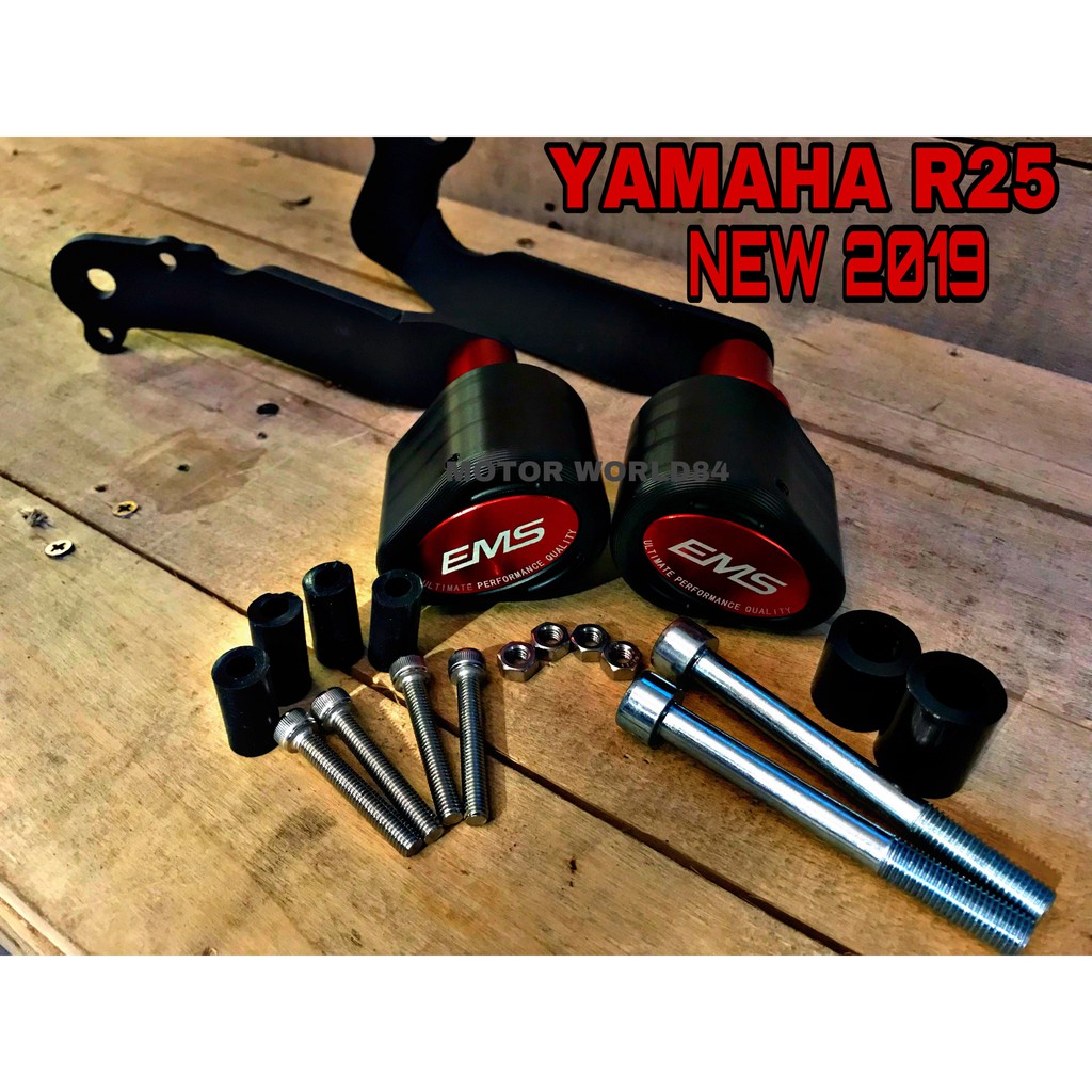 SLIDER EMS FRAME YAMAHA R25 NEW 2019 {READY STOCK} | Shopee Malaysia