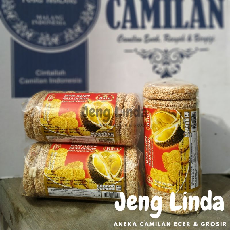 Marie Sesame Durian Contents 10 Snacks Of Typical Malang by Jeng Linda ...