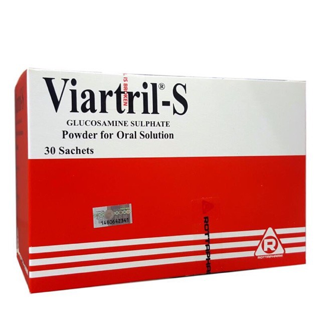 ROTTAPHARM Viartril-S Glucosamine Sulphate 1500mg sachets (Exp:09/2022 ...