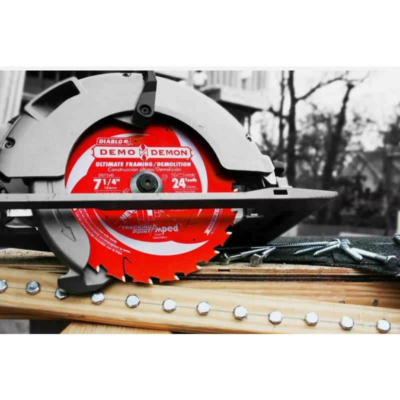 DIABLO - DEMO DEMON 6-1/2 in or 7‑1/4 in. 24‑Tooth ™ Framing ...