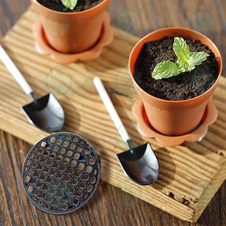 Flower Pot Mat, Gardening Flower Pot Hole Mesh Mat Pad Plant Potting ...