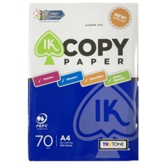 Original IK Copy Photocopy Paper A4 Size (500 Sheets - 70 gsm) | Shopee ...