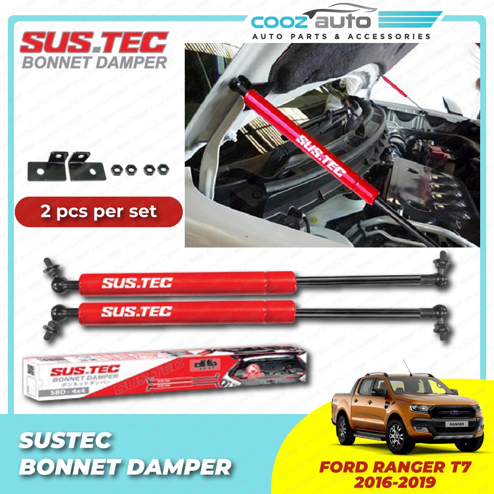 Ford Ranger T6 T7 2012 - 2019 Sustec Front Hood Damper Bonnet Gas ...