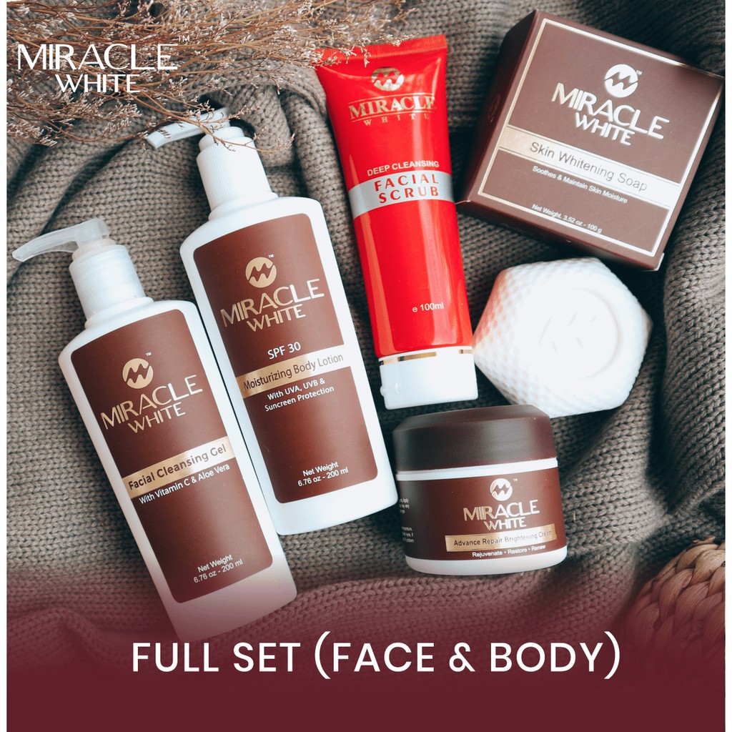 ORIGINAL Miracle White Full Set | Shopee Malaysia