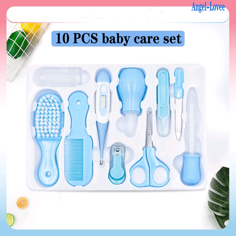 10 in 1 Baby Health Care Set Grooming Kit Nasal Aspirator Hair Brush ...