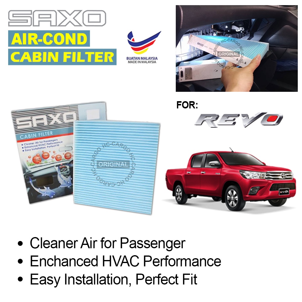 SAXO Aircond Cabin Filter - Toyota Hilux Revo / CAR AIR CONDITIONER ...