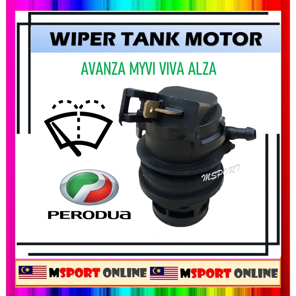 PERODUA TOYOTA WIPER TANK MOTOR FOR AVANZA / MYVI / VIVA / ALZA ...