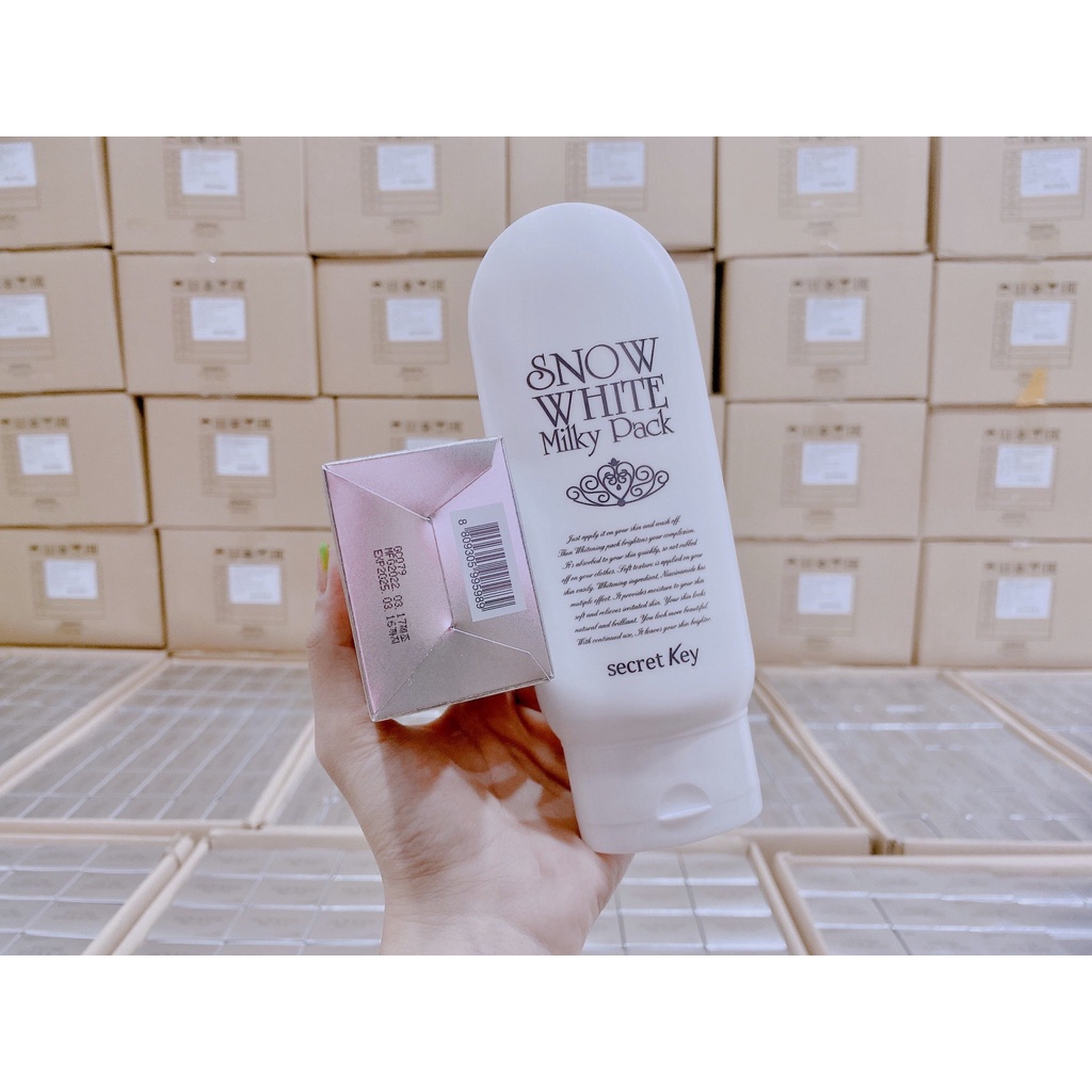 Secret Key Snow White Milky Pack Face and Body Whitening Cream 200g ...