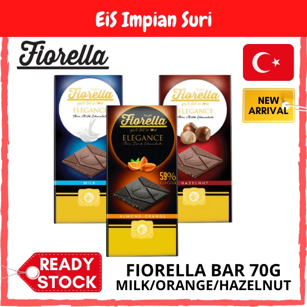 (Ready Stock!!) Fiorella Thin Milk Chocolate Cocoa Hazelnut/Almond ...