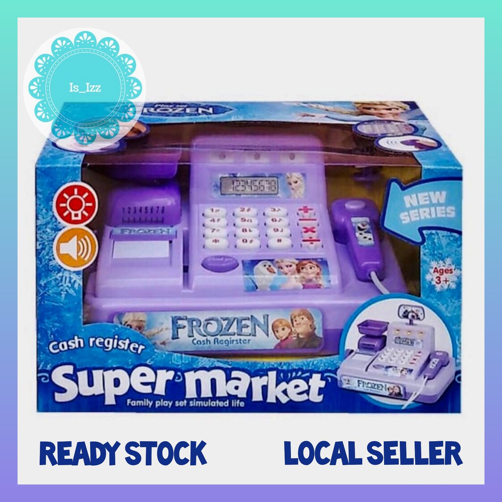 Frozen Cashier Machine Toy / Pretend Play Toys Cashier For Kids / Cash ...