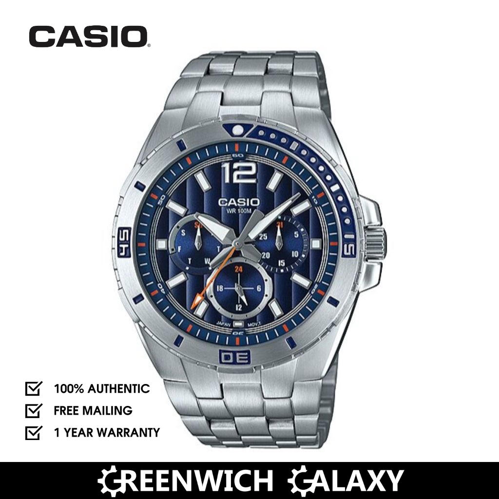 Casio Multi Hands Analog Watch (MTD-1060D-2A) | Shopee Malaysia
