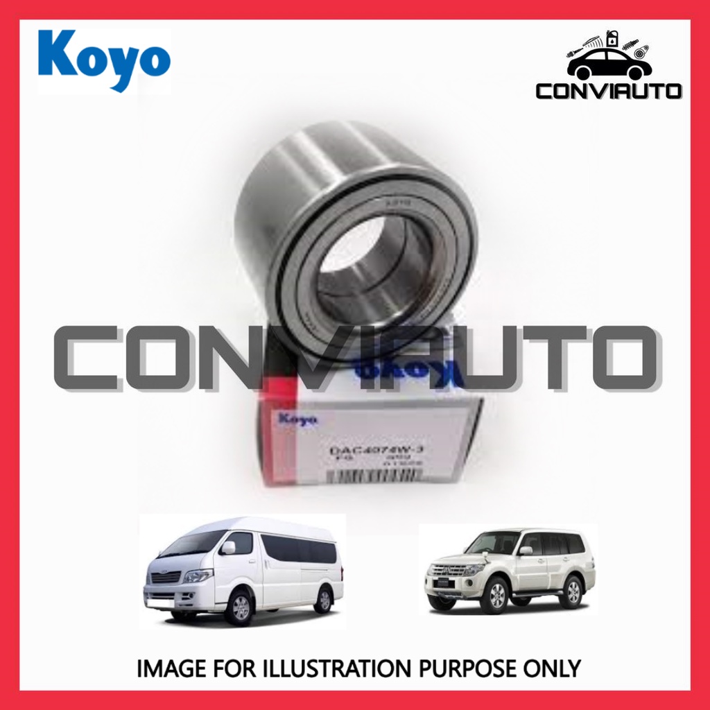 MITSUBISHI PAJERO V6 TRITON 2WD 4WD TOYOTA PRADO CHERY TRANSCOM 2.0 REAR WHEEL BEARING KOYO ...