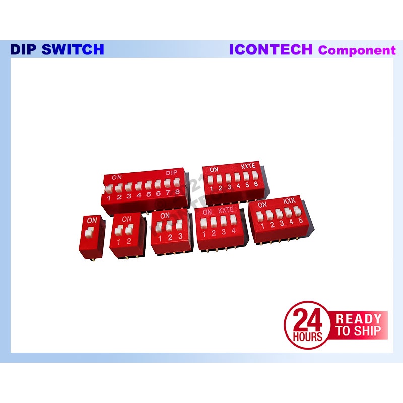 DIP SWTICH 1P 2P 3P 4P 5P 6P 8P | Shopee Malaysia