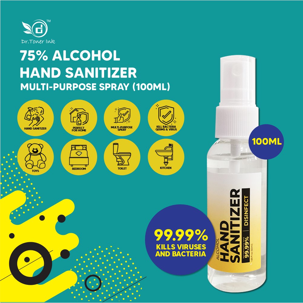 (NEW) 75% Alcohol Hand Sanitizer / Multi Purpose Disinfectant Spray ...