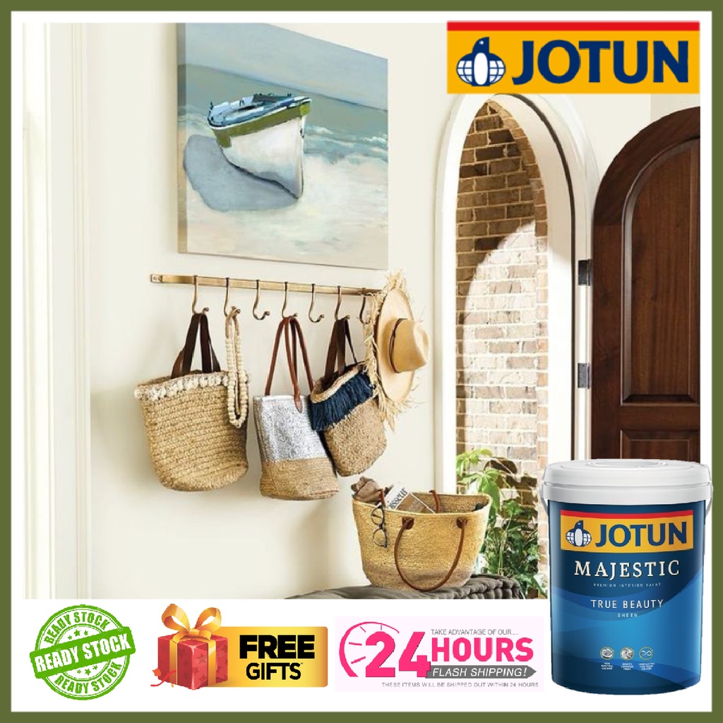 JOTUN 5L 1304 ROMANTIC Majestic True Beauty Sheen /Cat Dalam Kilat/Cat ...