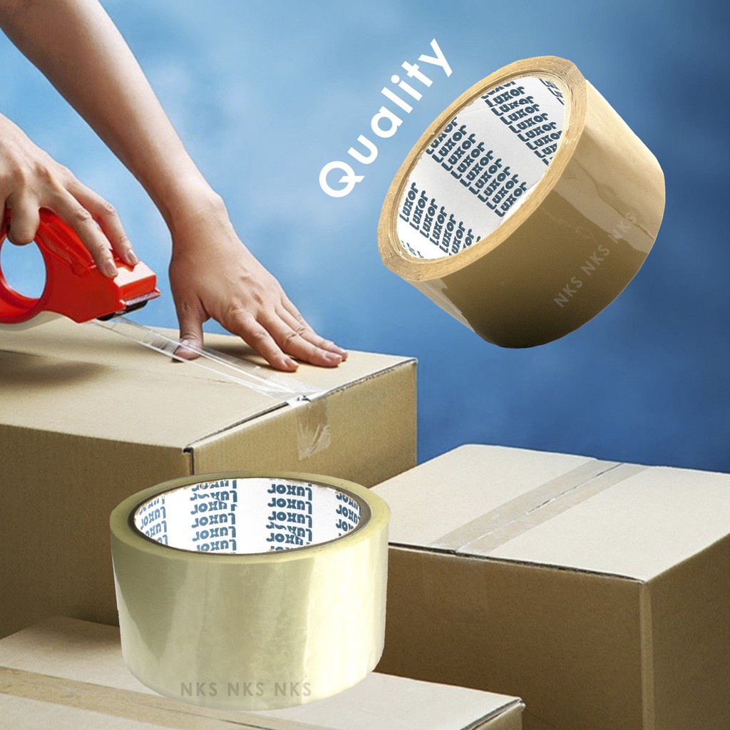 QUALITY OPP TAPE 48MM X 40M ( CLEAR / BROWN ) | Shopee Malaysia