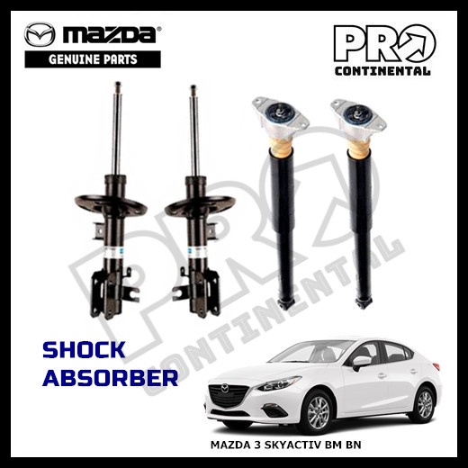 GENUINE MAZDA 3 SKYACTIV BM BN 2014-2019 FRONT REAR ABSORBER [1 PAIR ...