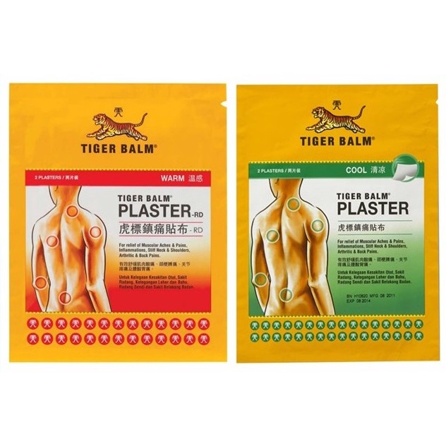 Tiger Balm Plaster (Warm // Large) | Shopee Malaysia