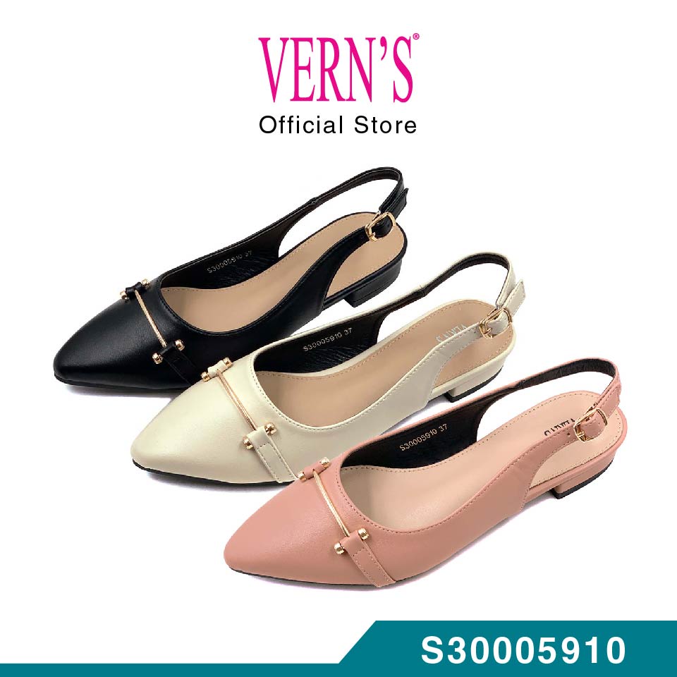 VERN'S Classic Slingback Pumps (S30005910) | Shopee Malaysia