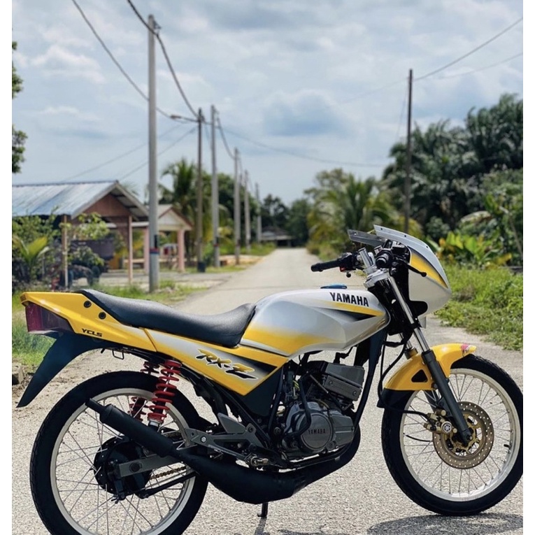 RXZ COVERSET MILI KUNING SILVER ORIGINAL OEM | Shopee Malaysia