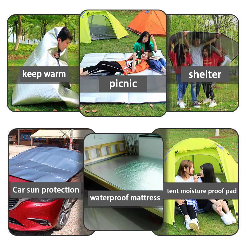 Camping ground mat with carrying bag, waterproof, moisture-proof ...