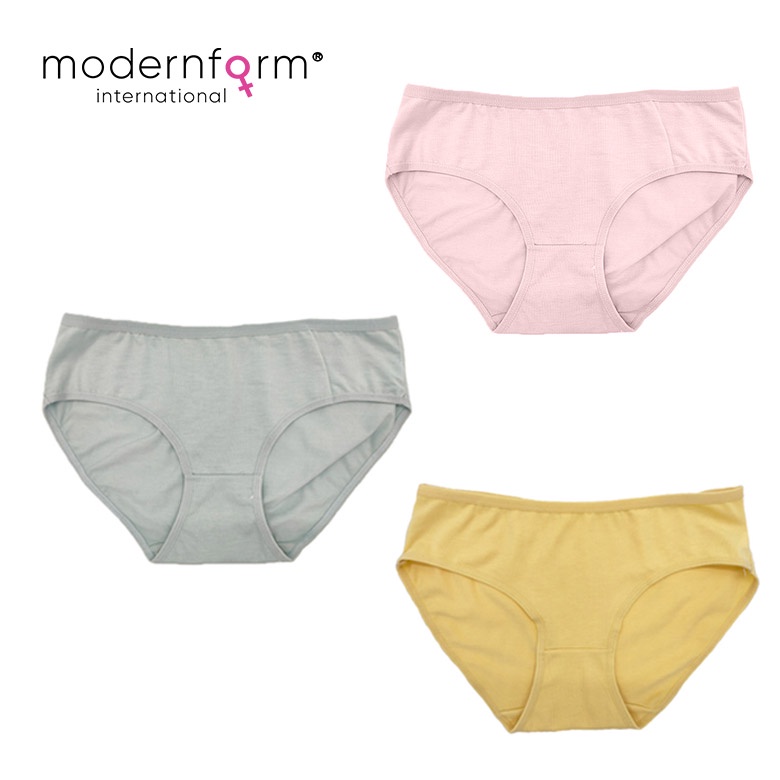 Modernform (P0318) Women Panties Comfortable Soft (3 Pcs/Set) | Shopee Malaysia