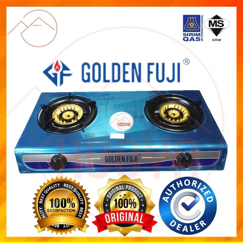 GOLDEN FUJI Gas Stove / Gas Cooker Stainless Steel GF1212 Sirim Product ...