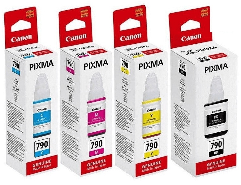 GENUINE CANON GI-790 GI790 790 INK GI-790BK GI790C GI790M GI790Y GI-790 ...