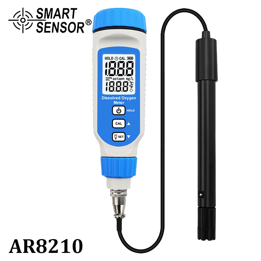 Smart Sensor AR8210 Pen Digital Dissolved Oxygen Meter Portable Water ...