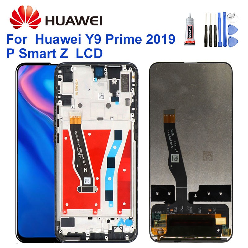 6.59" For Huawei P Smart Z / Y9 Prime 2019 LCD Display Touch Screen ...