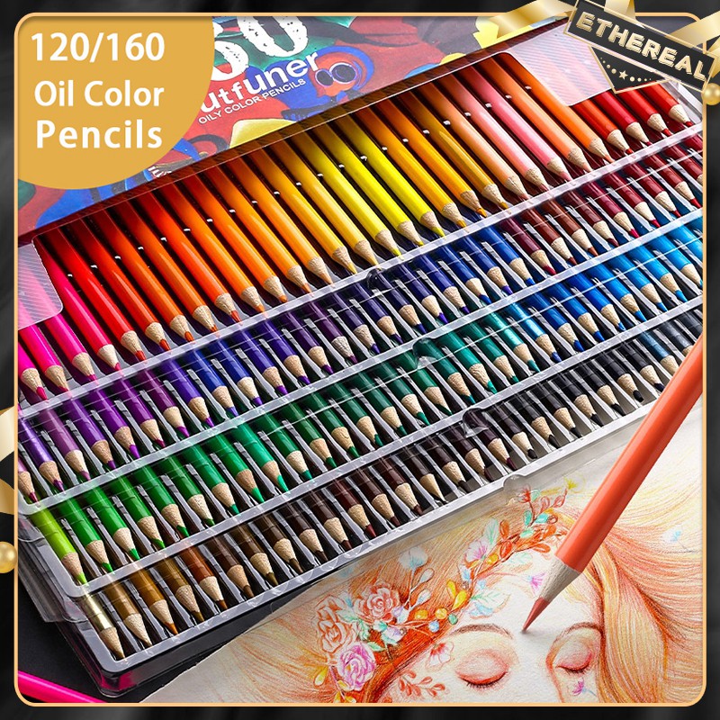 Brutfuner Professional Oil Color Pencils Set Painting Sketching Art ...
