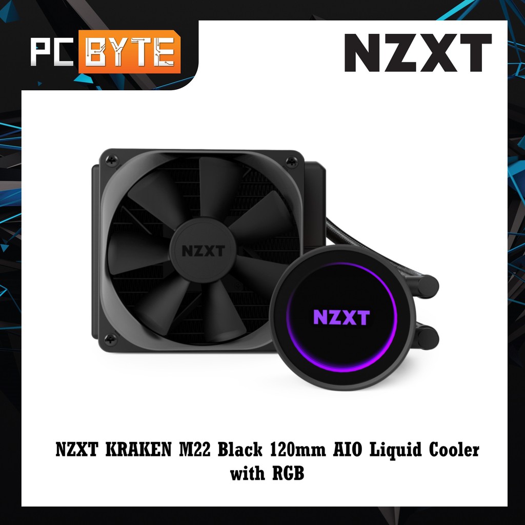 NZXT Kraken M22 AIO Liquid Cooler With RGB - Black (120mm) | Shopee ...