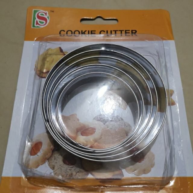 KBM : (Hot Item), Round Sharp Cookie / Cookies Cutter (Stainless Steel ...