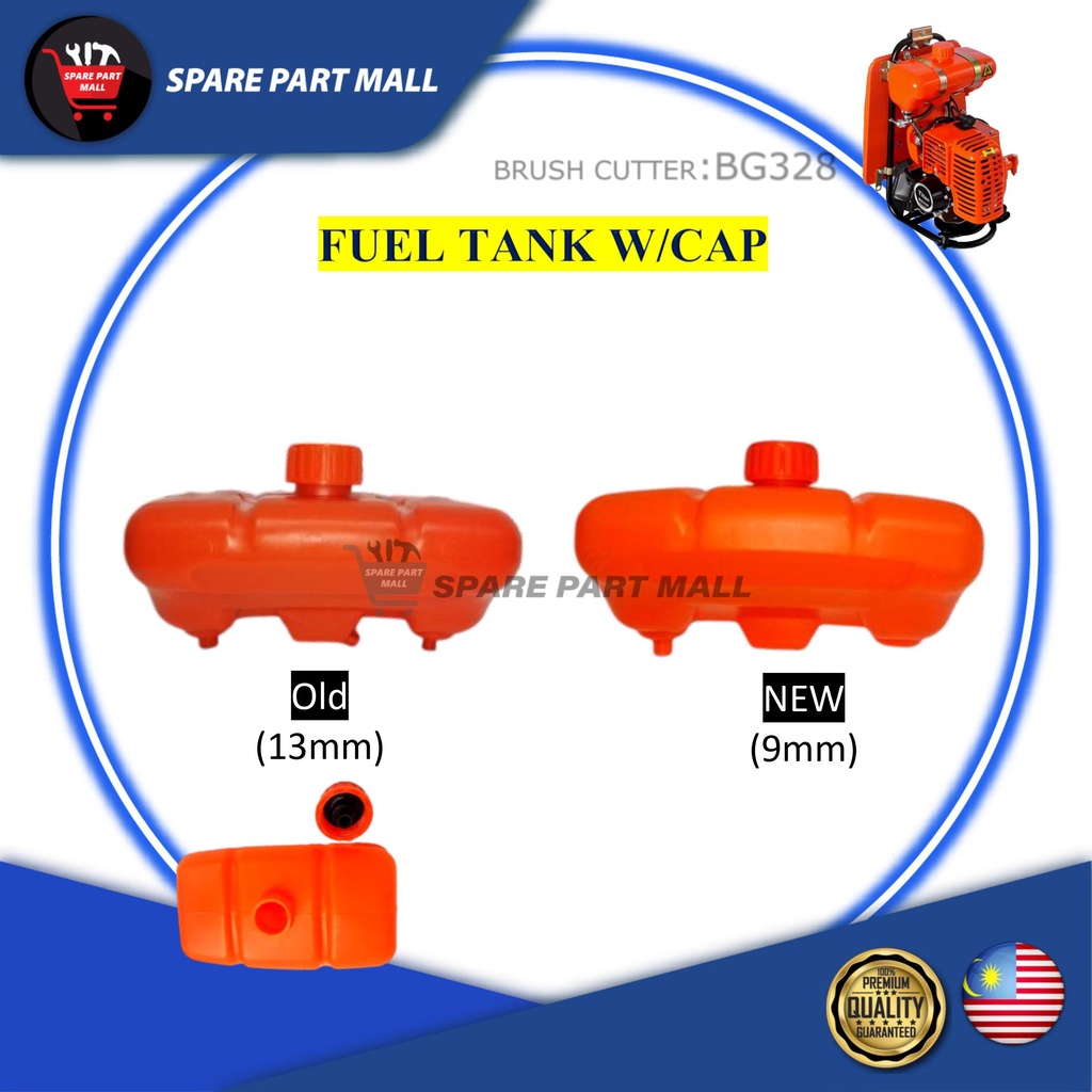 BRUSH CUTTER (BG328) : FUEL TANK W/FUEL CAP TANGKI MINYAK MESIN RUMPUT ...