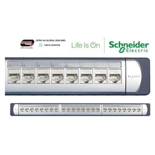 Schneider Actassi Ori UTP CAT 6 Patch Panel 1U-24 Ports | Shopee Malaysia