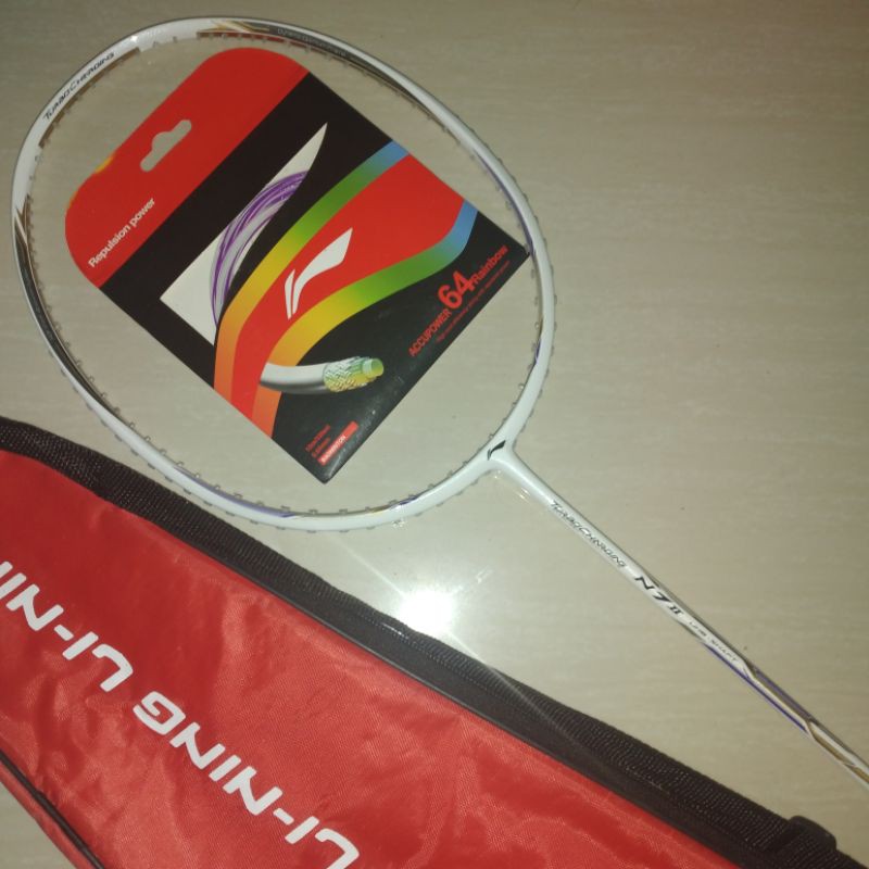 Badminton Racket Li-Ning Turbocharging N7Ii Free Bag & Installed Ready ...