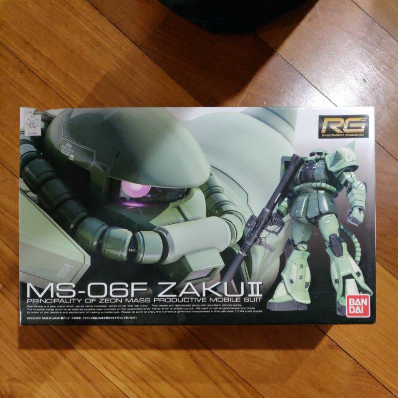 MS-06F Zaku 2 RG gundam | Shopee Malaysia