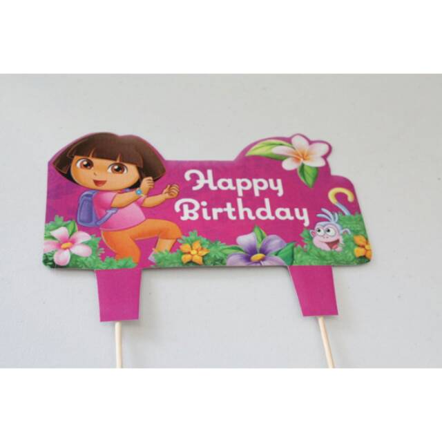Cake toppers custom dora the explorer characters | Shopee Malaysia