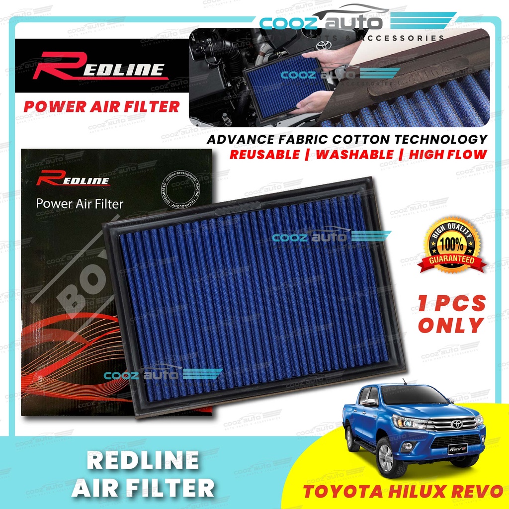 Toyota Hilux Revo 2016 - 2019 Redline Performance Washable High Flow ...