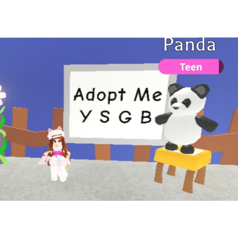 PANDA Pet Adopt Me Roblox (FR/ NFR) | Shopee Malaysia