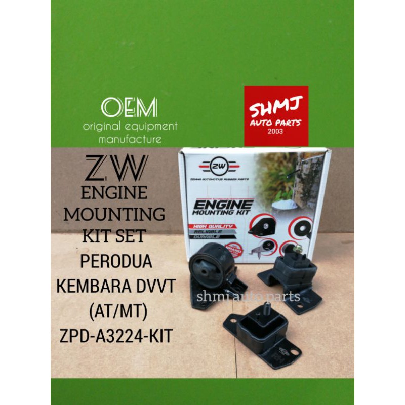 PERODUA KEMBARA OLD, DVVT ENGINE MOUNTING SET | Shopee Malaysia