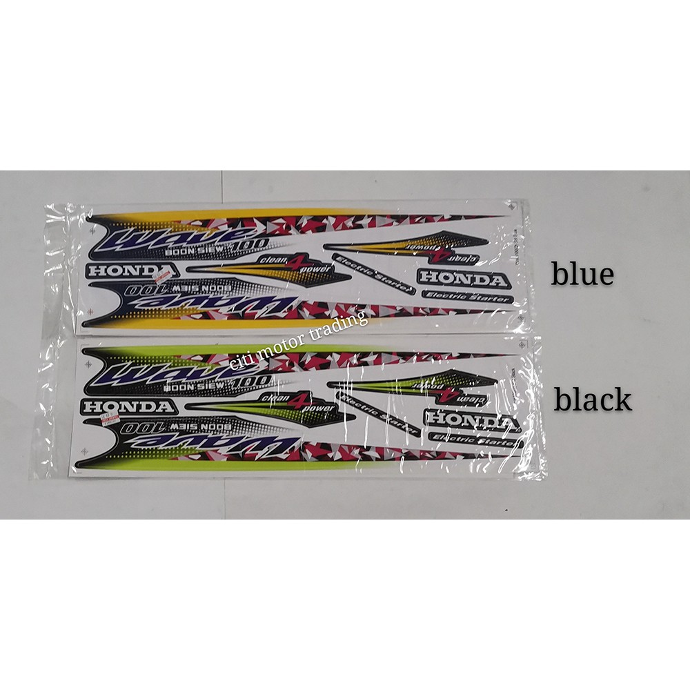 HONDA WAVE100 2 STICKER SET | Shopee Malaysia
