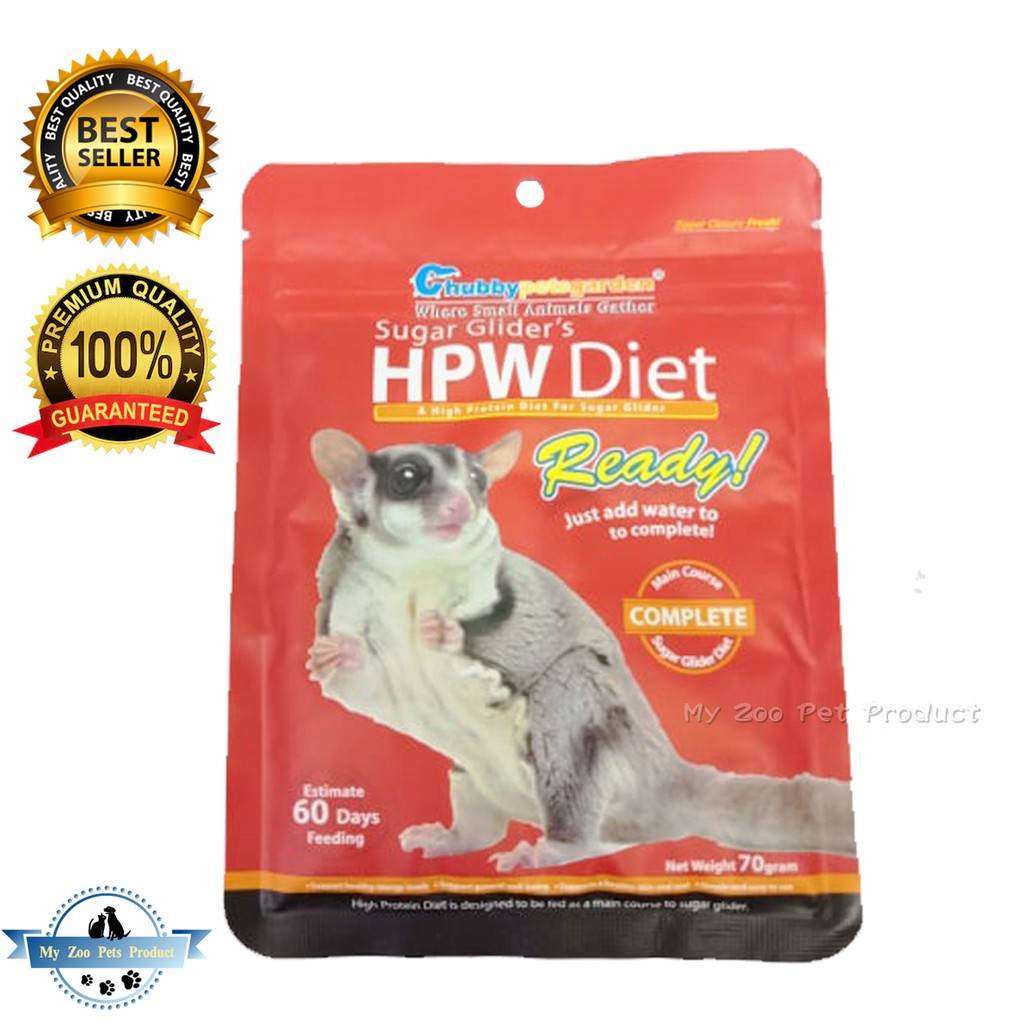 Sugar Glider's HPW Diet ( Sugar Glider Food ) - 70g | Shopee Malaysia