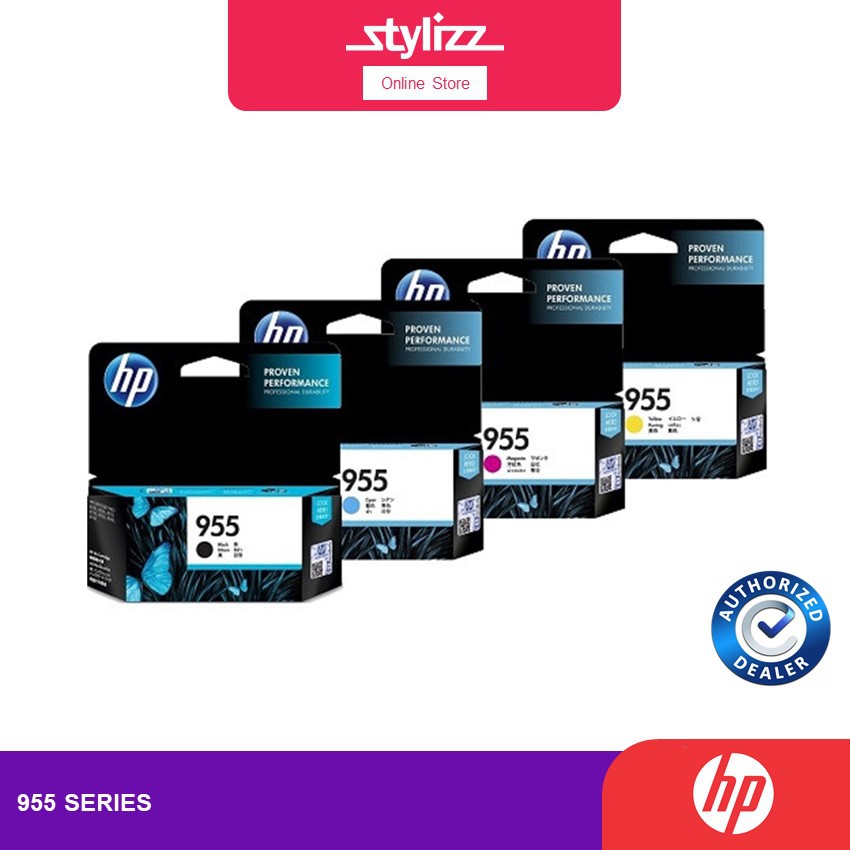 HP ORIGINAL 955 SERIES - BLACK/CYAN/MAGENTA/YELLOW/XL BLACK/XL CYAN/XL ...