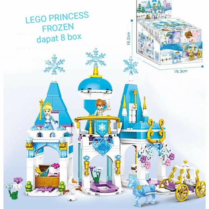 Lego Building Blocks Building Blocks Castle Princess Castle House Beams ...