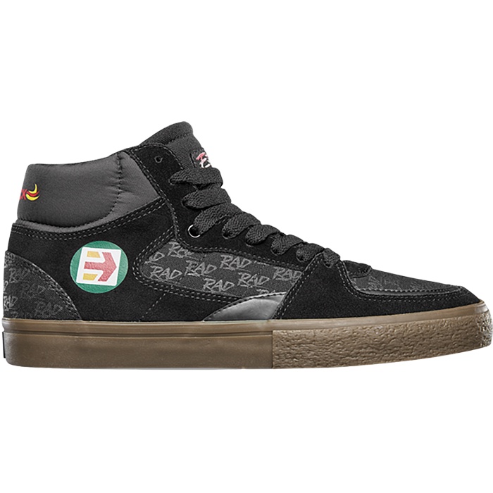 Etnies Screw X Rad Vulc Mid ( Black/Gum ) | Shopee Malaysia