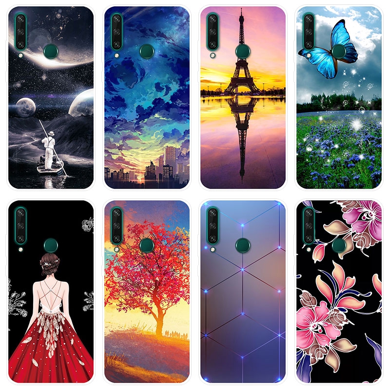 Huawei Y6p Case Silicone TPU Back Cover Huawei Y6p Y 6p cartoon Soft ...
