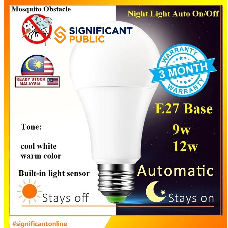 ModernNest Lampu Sensor Automatik Pergerakan E27 Led Sensor Lamp Bulb ...